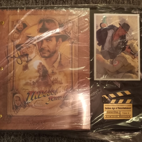 Other | Indiana Jones Script And Photo 11250 | Poshmark